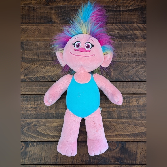 Trolls | Toys | Build A Bear Poppy Trolls Dreamworks Rainbow Hair ...